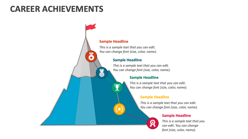 Career Achievements PowerPoint and Google Slides Template - PPT Slides