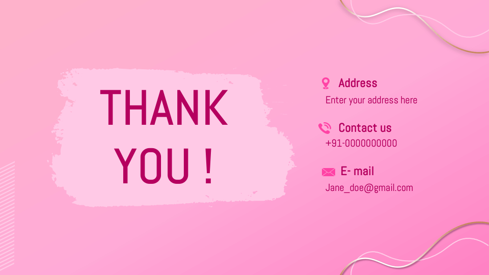 Pink Color Presentation Theme for PowerPoint and Google Slides - PPT Slides