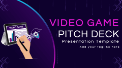 Video Game Pitch Deck for Google Slides and PowerPoint - PPT Slides