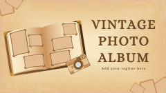 Free Vintage Photo Album Presentation Theme for Google Slides and ...