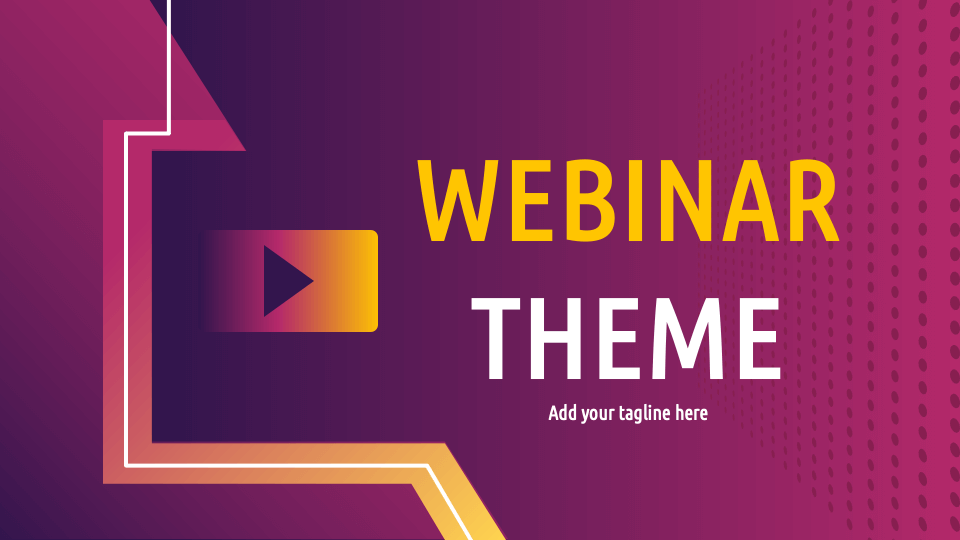 Free Webinar Presentation Theme for Google Slides and PowerPoint