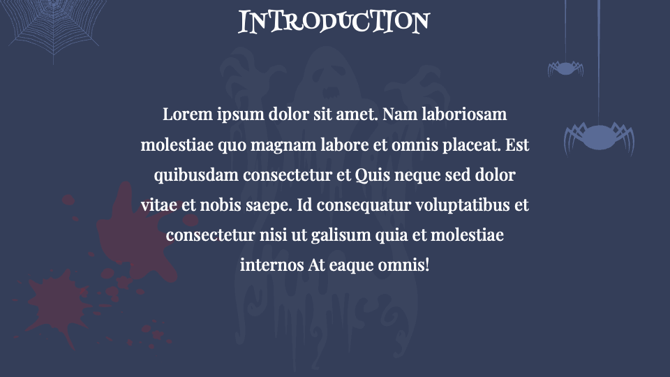 Horror Presentation Theme for PowerPoint and Google Slides - PPT Slides