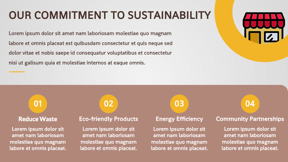 Grocery Store Company Profile for Google Slides and PowerPoint