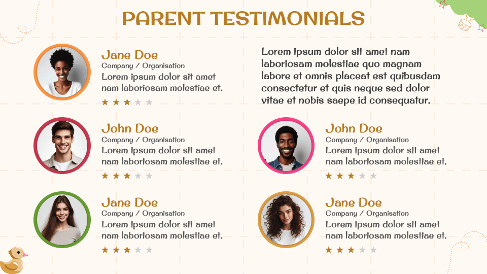 Free - Preschool Template for Google Slides and PowerPoint - PPT Slides