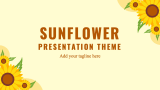 Free Sunflower Presentation Theme for PowerPoint and Google Slides ...