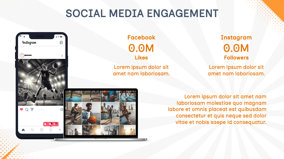 Free Basketball Player Portfolio Presentation Template for Google ...