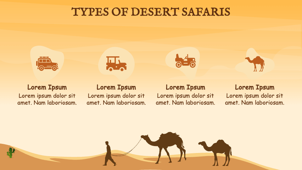 Desert Safari Presentation Theme for PowerPoint and Google Slides - PPT ...
