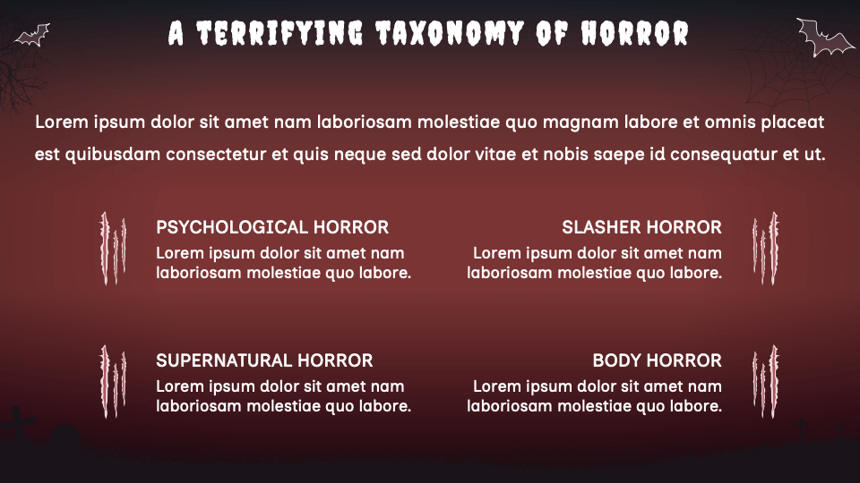 Free - Spine-Chilling Horror Presentation Theme for Google Slides and ...