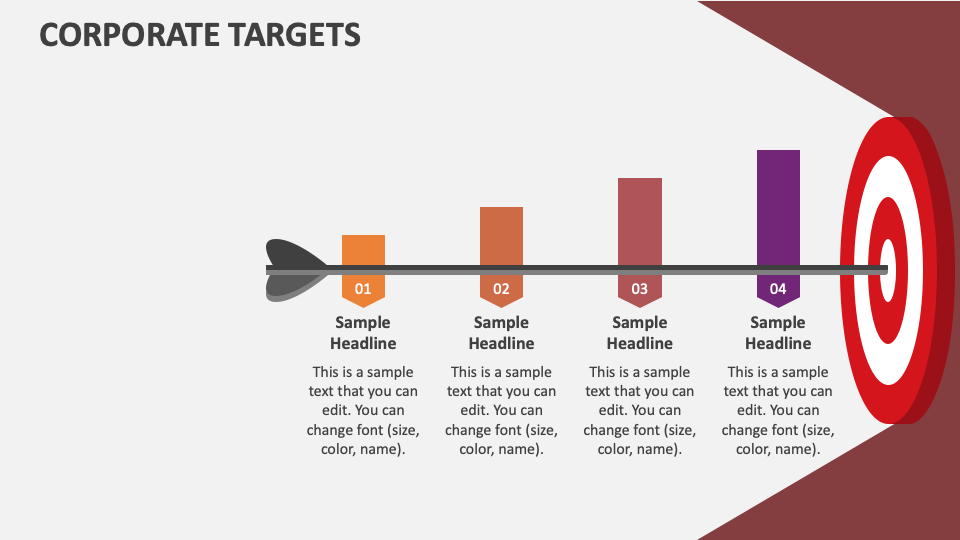 Corporate Targets PowerPoint and Google Slides Template - PPT Slides