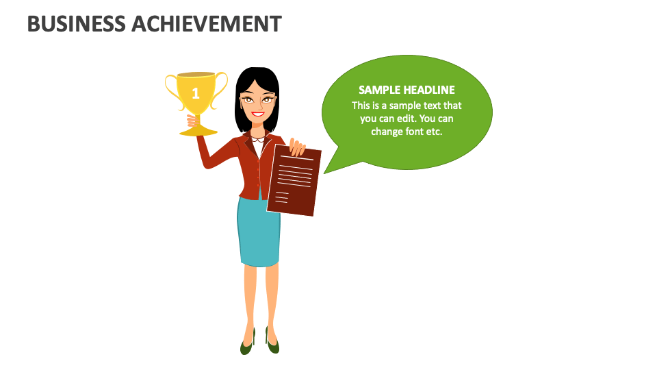 Business Achievement PowerPoint and Google Slides Template - PPT Slides