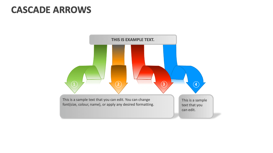 Cascade Arrows for PowerPoint and Google Slides - PPT Slides