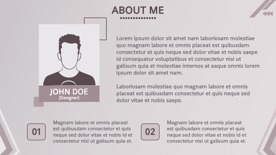 Free Student Resume Presentation for Google Slides and PowerPoint