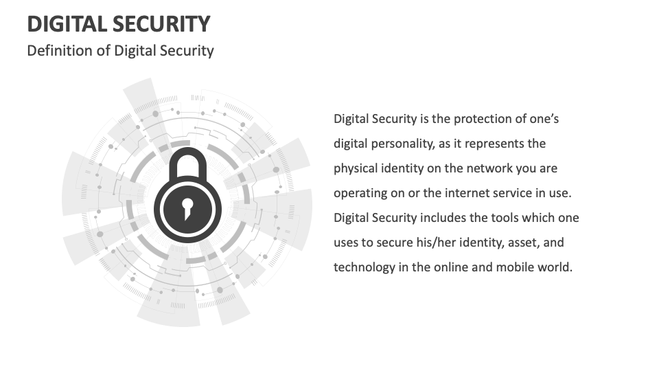 Digital Security PowerPoint and Google Slides Template - PPT Slides