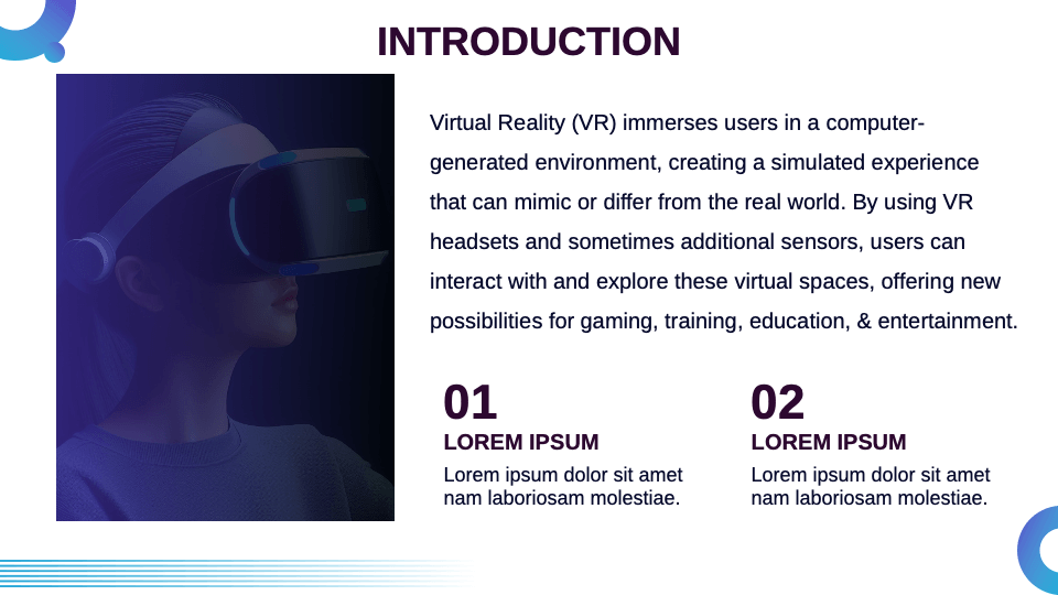Interactive Virtual Reality Presentation Theme for Google Slides and ...