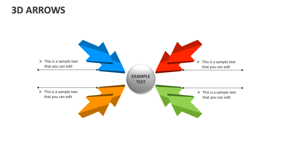 3D Arrows Template for PowerPoint and Google Slides - PPT Slides