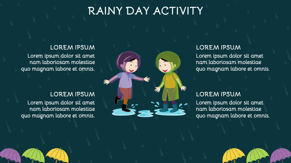 Free Rain Presentation Theme for Google Slides and PowerPoint