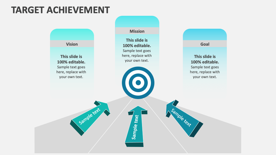 Target Achievement Template for PowerPoint and Google Slides - PPT Slides