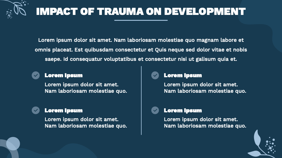 Free Childhood Trauma Theme for Google Slides and PowerPoint