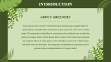 Free Greenery Presentation Theme for Google Slides and PowerPoint