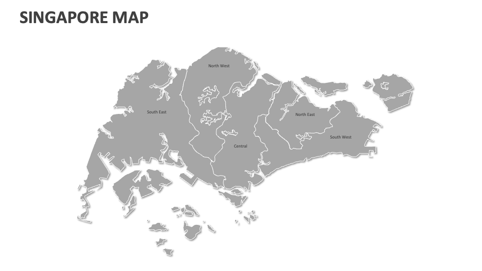 Singapore Powerpoint Map Major Cities And Capital Maps