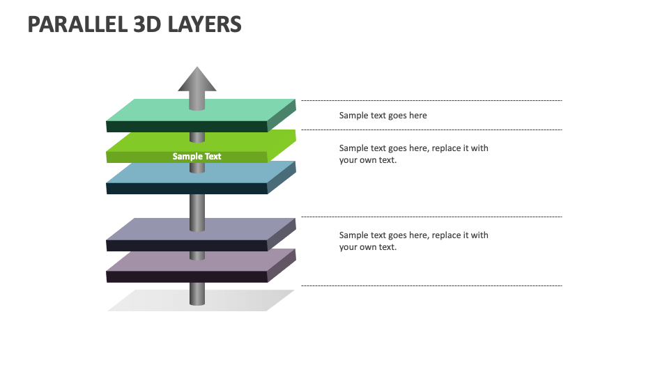Parallel 3D Layers Template for PowerPoint and Google Slides - PPT Slides