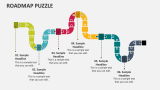 Roadmap Puzzle PowerPoint and Google Slides Template - PPT Slides