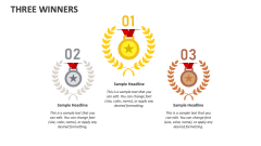 Winner Icons for Google Slides and PowerPoint