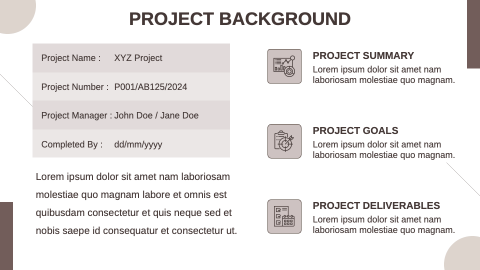 Project Success Story Template for Google Slides and PowerPoint - PPT ...