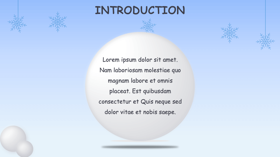 Snowball Presentation Theme for PowerPoint and Google Slides - PPT Slides