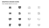 Graphics Design Icons for Google Slides and PowerPoint