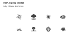 Explosion Icons for Google Slides and PowerPoint