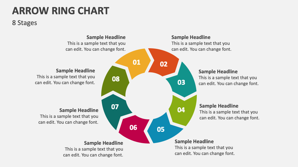 Arrow Ring Chart for PowerPoint and Google Slides - PPT Slides