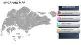 Singapore Map for Google Slides and PowerPoint - PPT Slides