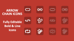 Arrow Chain Icons for Google Slides and PowerPoint