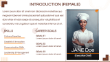 Chef Portfolio Template for Google Slides and PowerPoint - PPT Slides