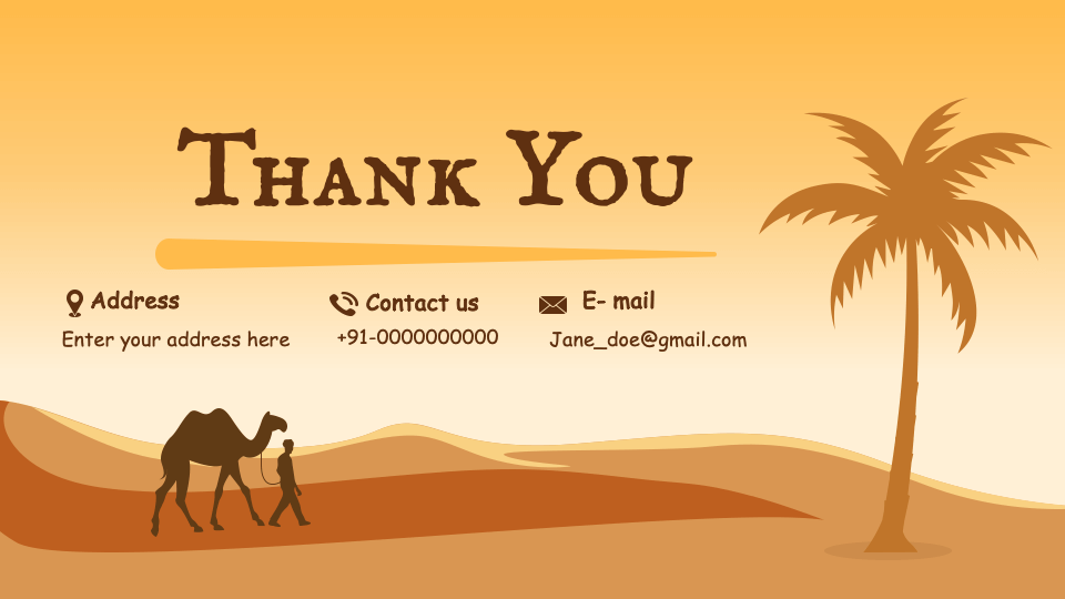 Desert Safari Presentation Theme for PowerPoint and Google Slides - PPT ...