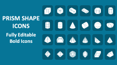 Prism Shape Icons for Google Slides and PowerPoint