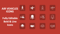 Air Vehicles Icons for PowerPoint and Google Slides - PPT Slides