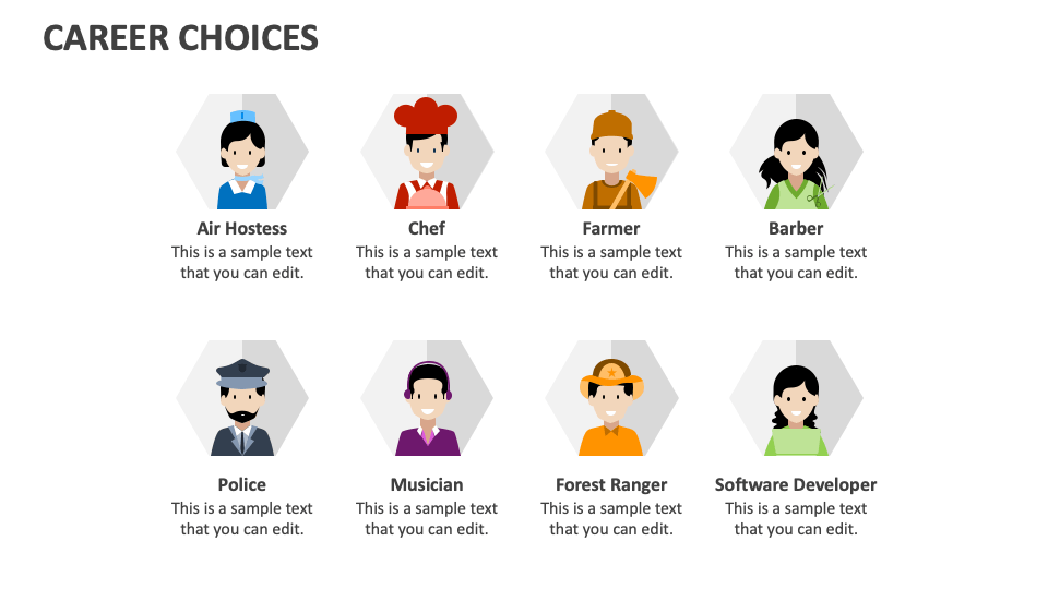 Career Choices PowerPoint and Google Slides Template - PPT Slides