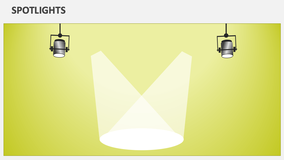 Spotlights PowerPoint and Google Slides Template - PPT Slides