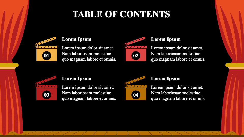 Free Theater Presentation Theme for PowerPoint and Google Slides - PPT Slides