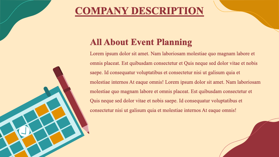 Event Planner Business Plan PowerPoint and Google Slides Template - PPT ...