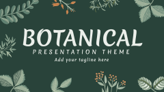 Free Botanical Presentation Theme for Google Slides and PowerPoint
