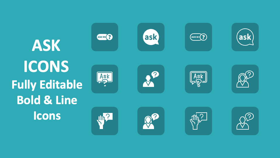 Ask Icons for Google Slides and PowerPoint