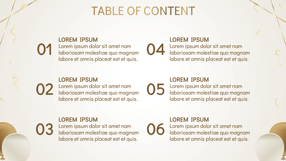 Free 21st Birthday Presentation Template for Google Slides and PowerPoint