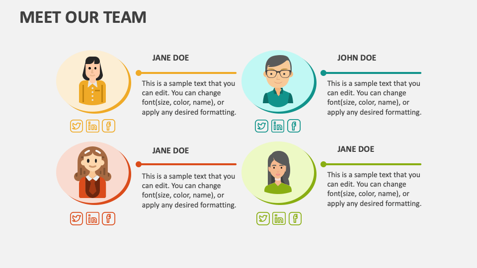 Meet Our Team PowerPoint and Google Slides Template - PPT Slides