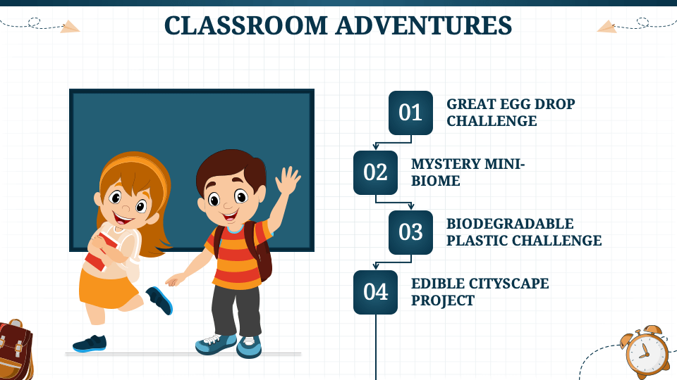 Free School Background Theme for Google Slides and PowerPoint - PPT Slides