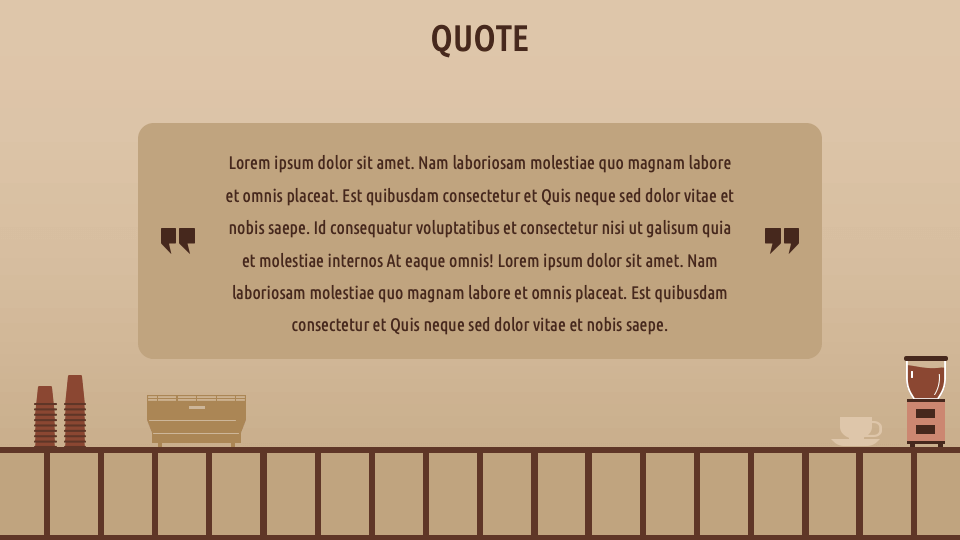 Free Coffee Shop Presentation Theme for Google Slides and PowerPoint