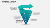 Twisted Arrow PowerPoint and Google Slides Template - PPT Slides