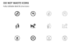 Do Not Waste Icons for Google Slides and PowerPoint